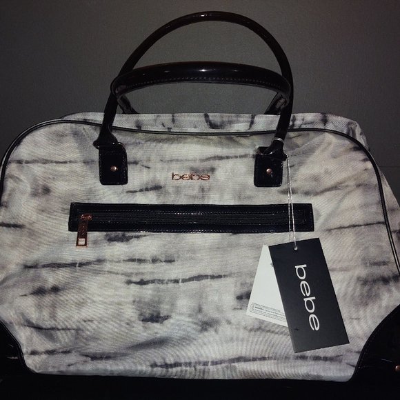 bebe | Bags | Nwt Bebe Giselle Marble Rolling Duffle Bag | Poshmark